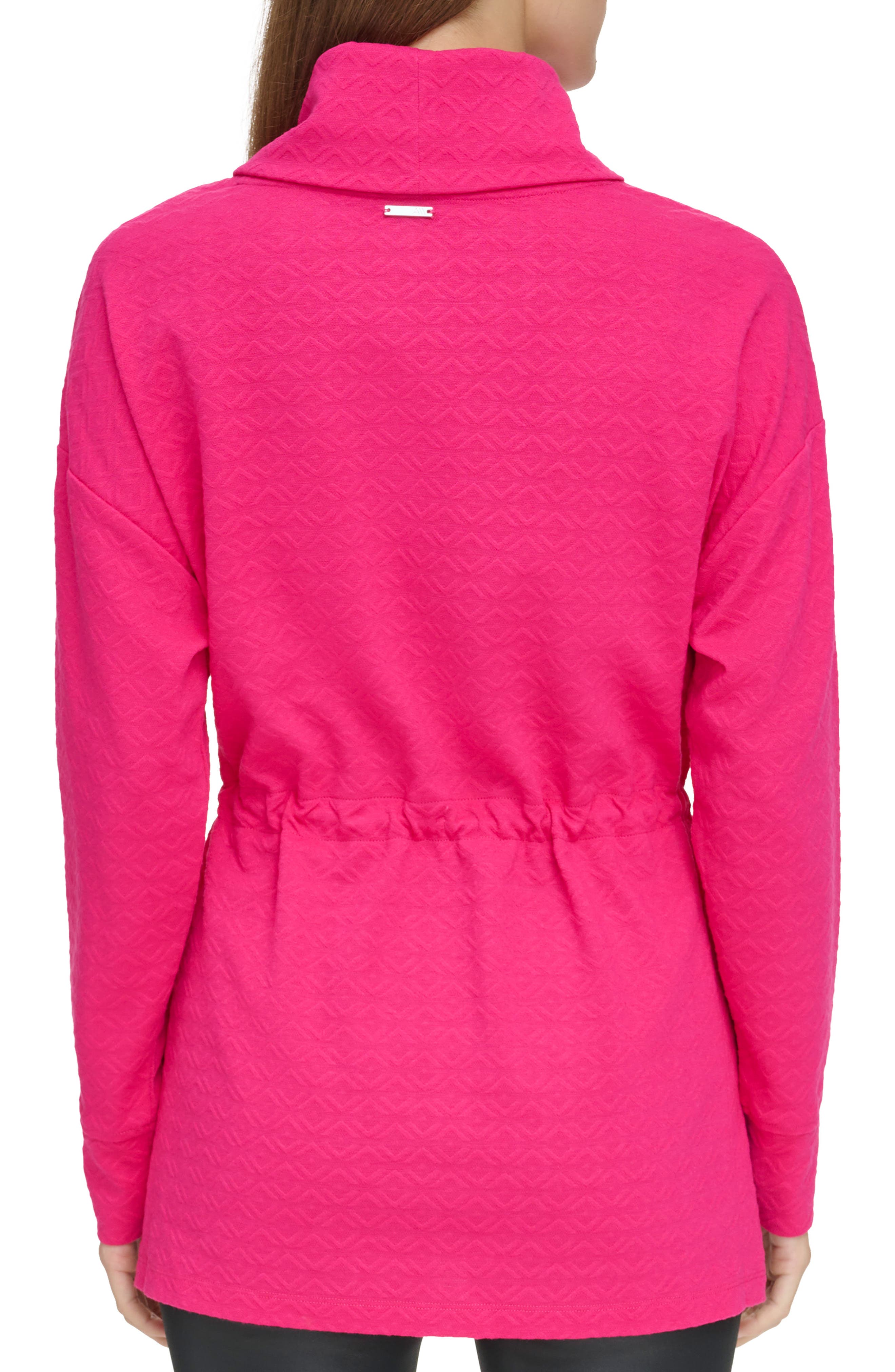 Andrew Marc Sport Textured Cowl Neck Tunic | Nordstromrack