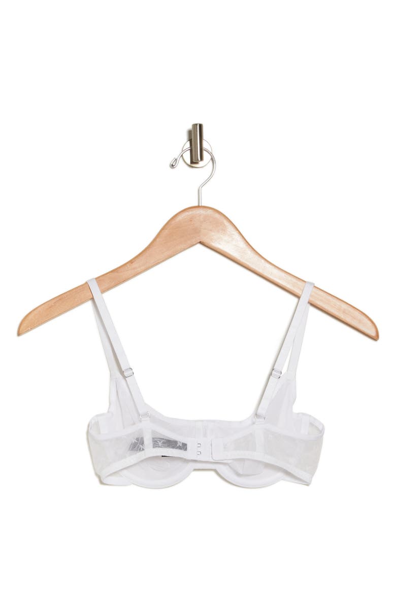 DKNY Monogram Mesh Underwire Unlined Demi Bra | Nordstromrack