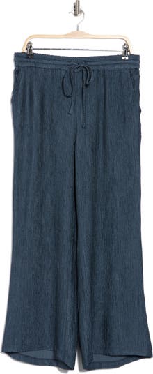 MELLODAY Textured Wide Leg Pants | Nordstromrack