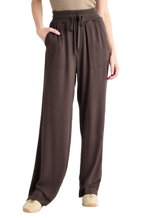 Women's Brown Wide-Leg Pants | Nordstrom