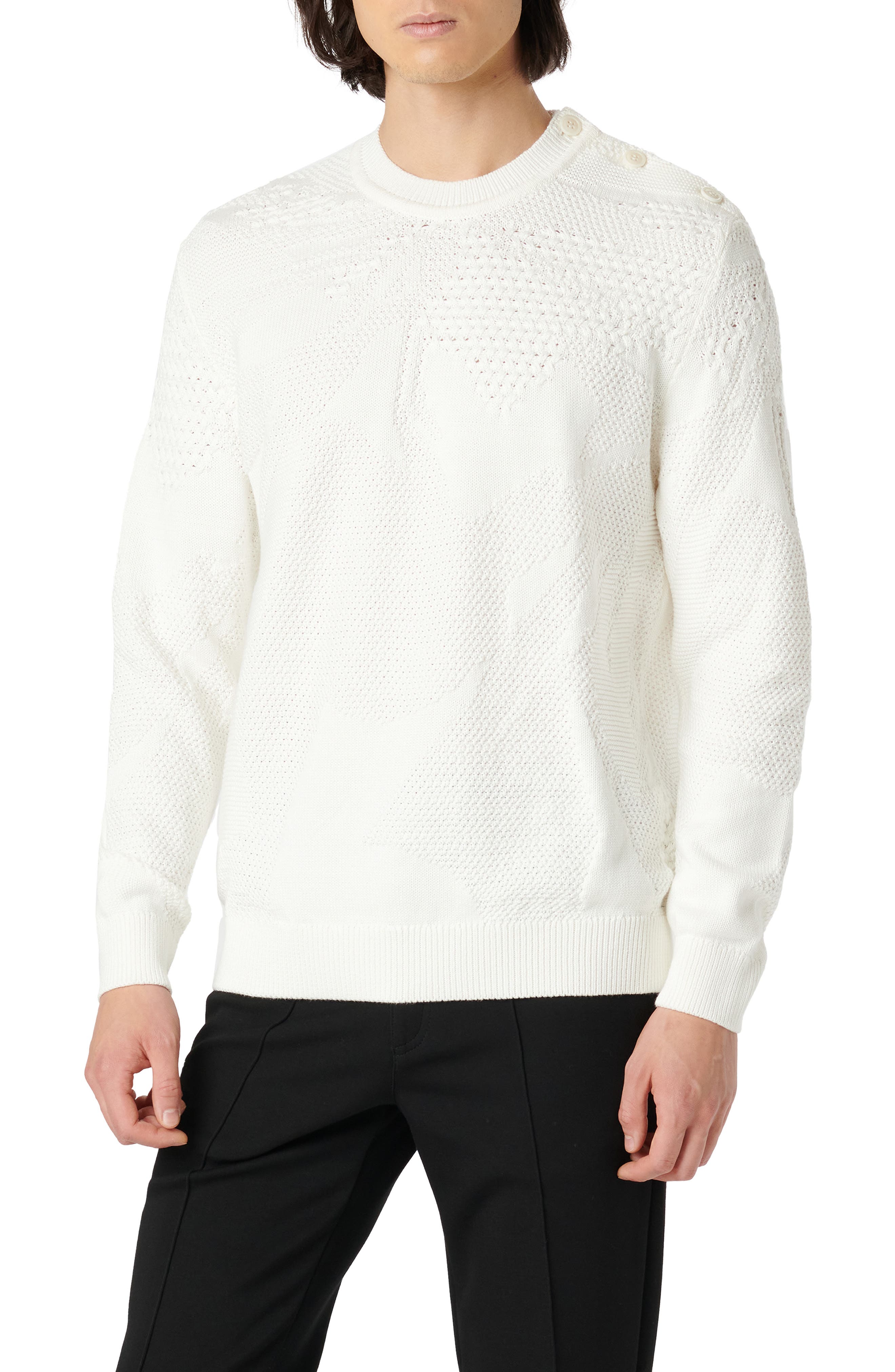 Bugatchi Texture Stitch Sweater | Nordstrom