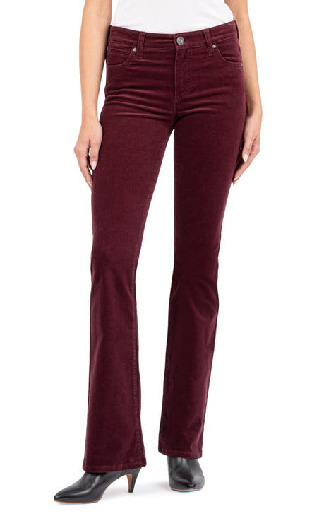 Women's Burgundy Corduroy Pants | Nordstrom