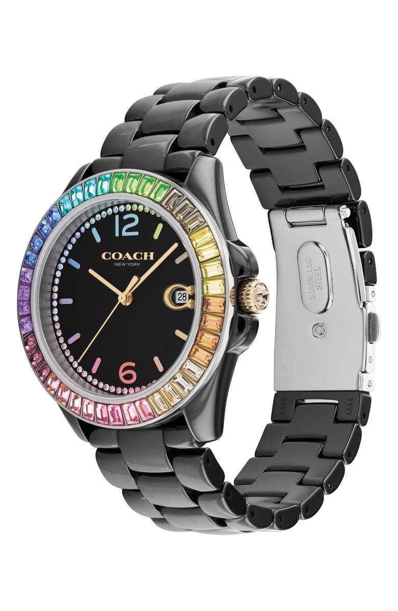 COACH Greyson Ceramic Bracelet Watch, 37mm | Nordstrom