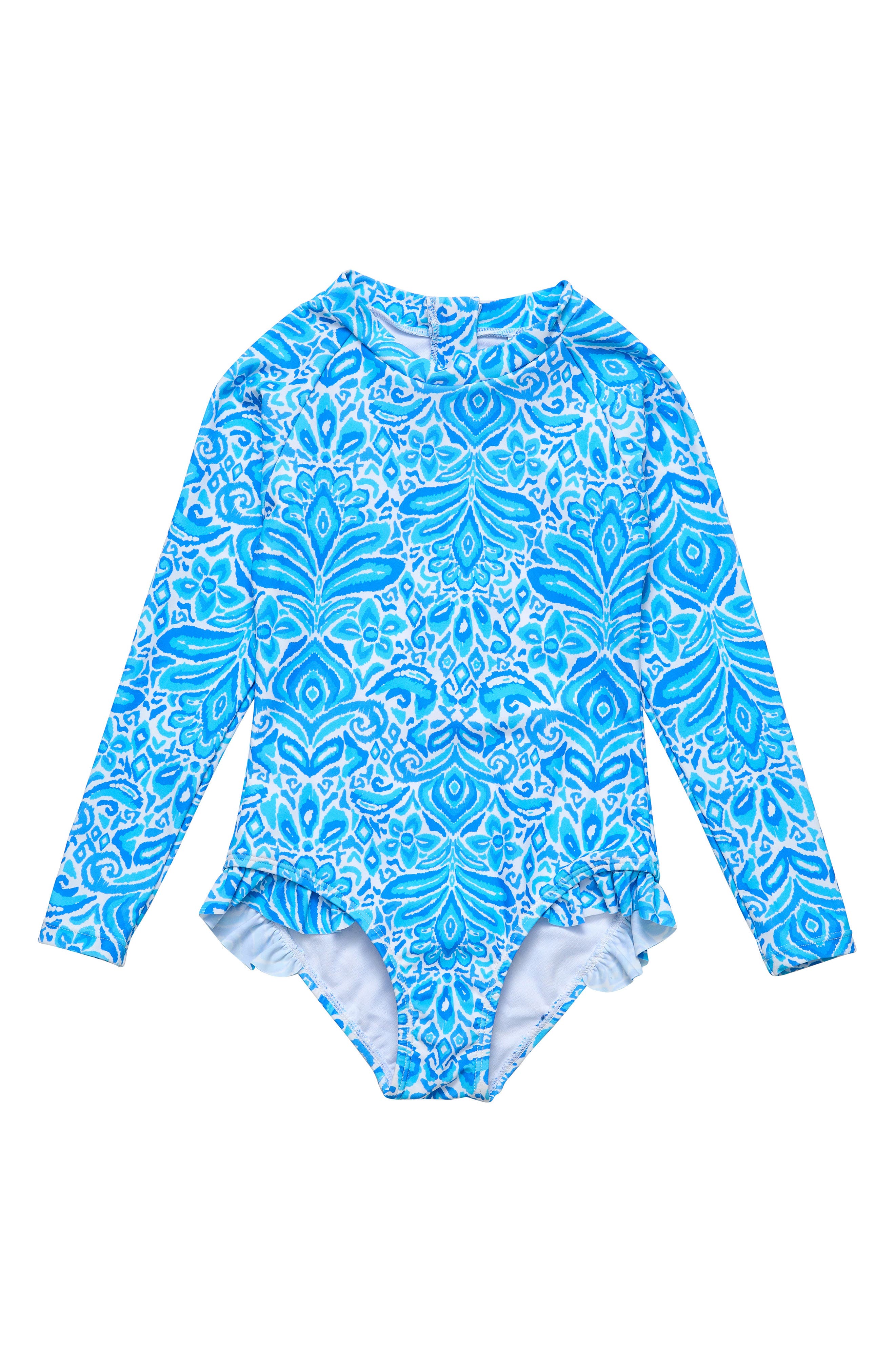 Snapper Rock Santorini Blue Long Sleeve Surf Suit | Nordstrom