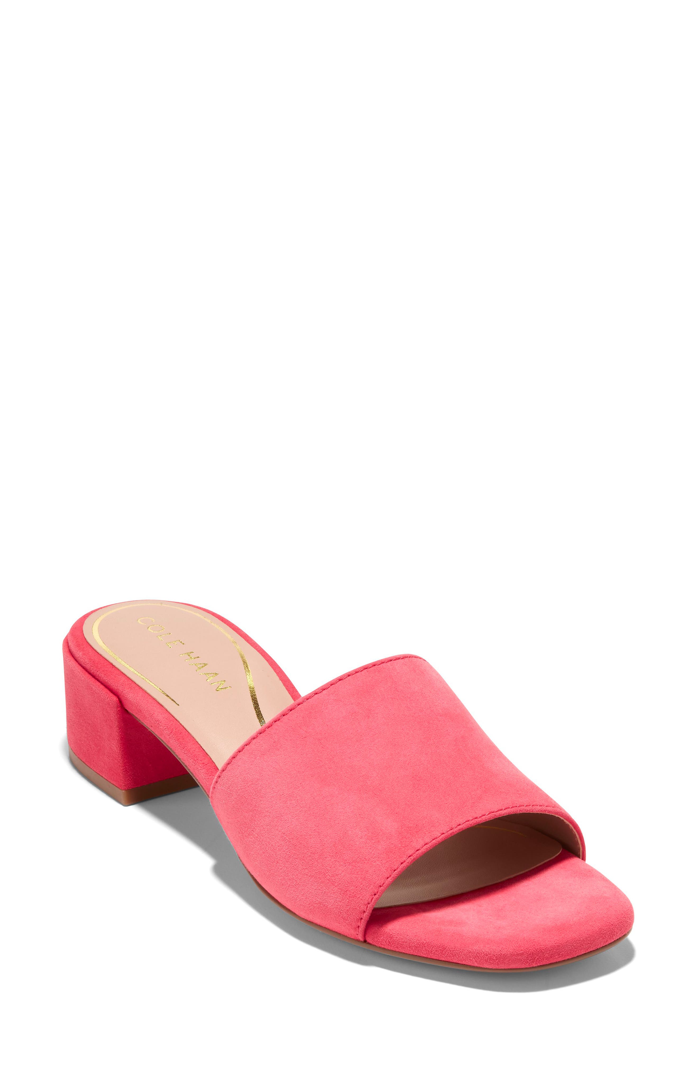 Cole Haan Calli Single Band Block Heel Slide Sandal (Women) | Nordstrom