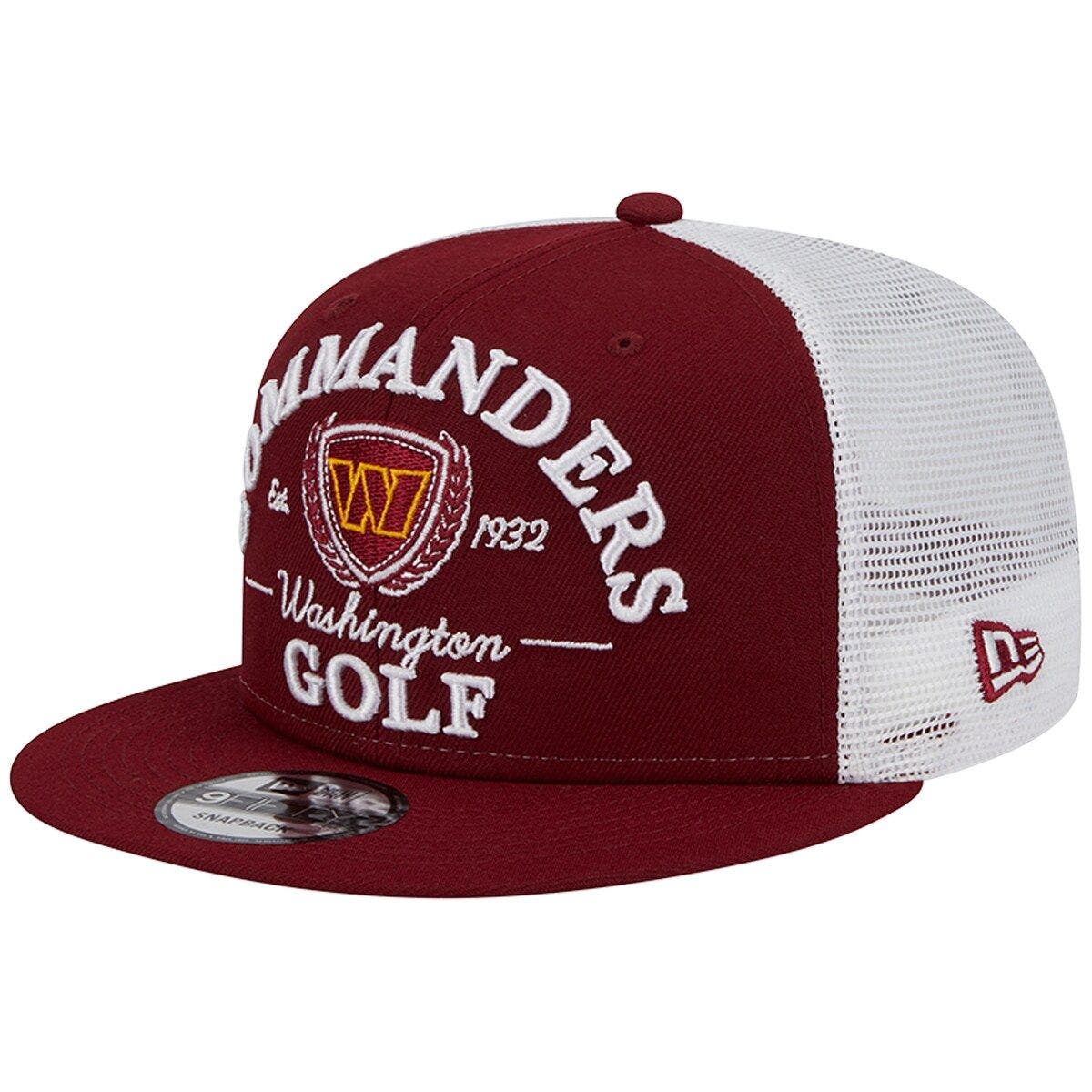 New Era Men's New Era Burgundy Washington Commanders Club 9FIFTY ...