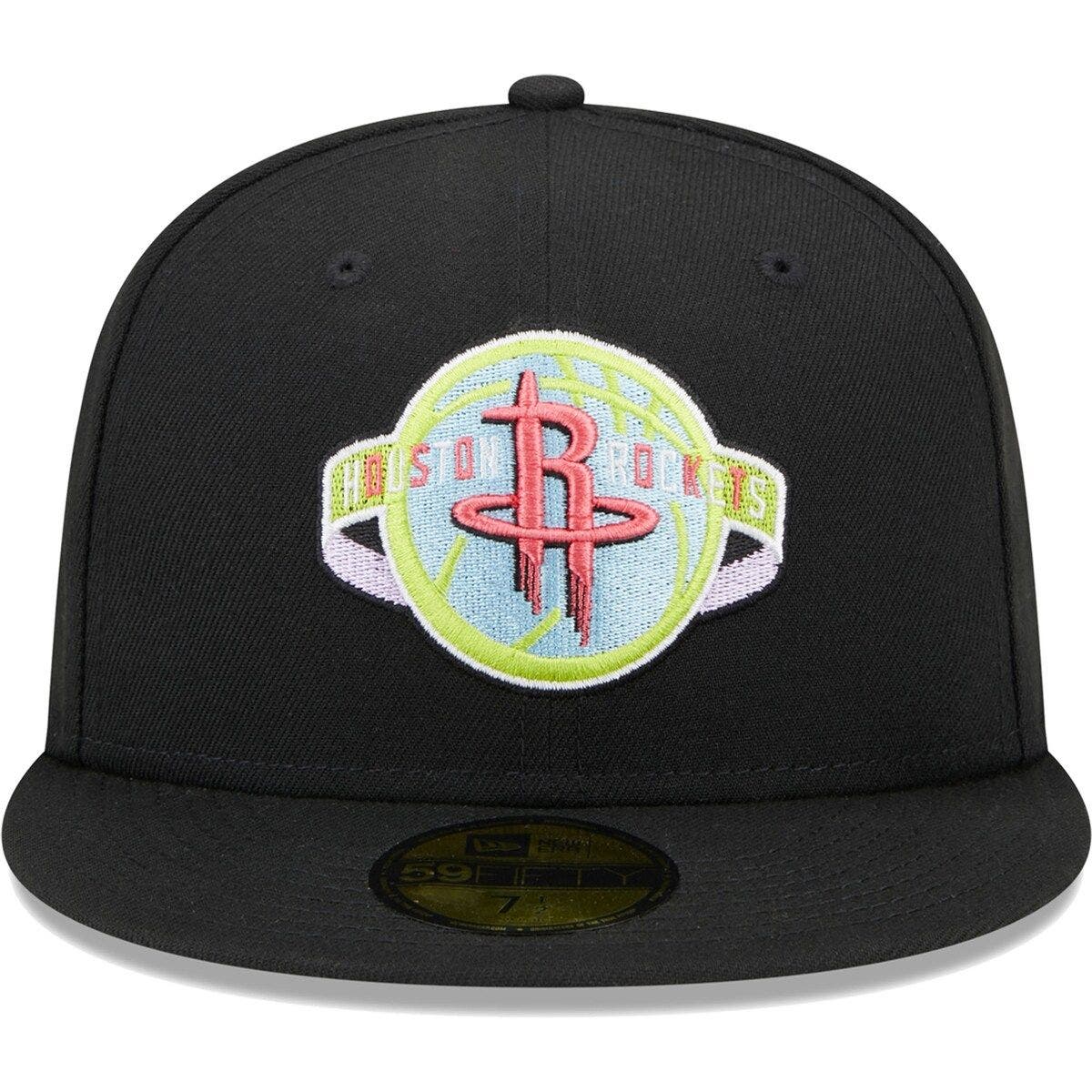 New Era Men's New Era Black Houston Rockets Color Pack 59FIFTY Fitted ...