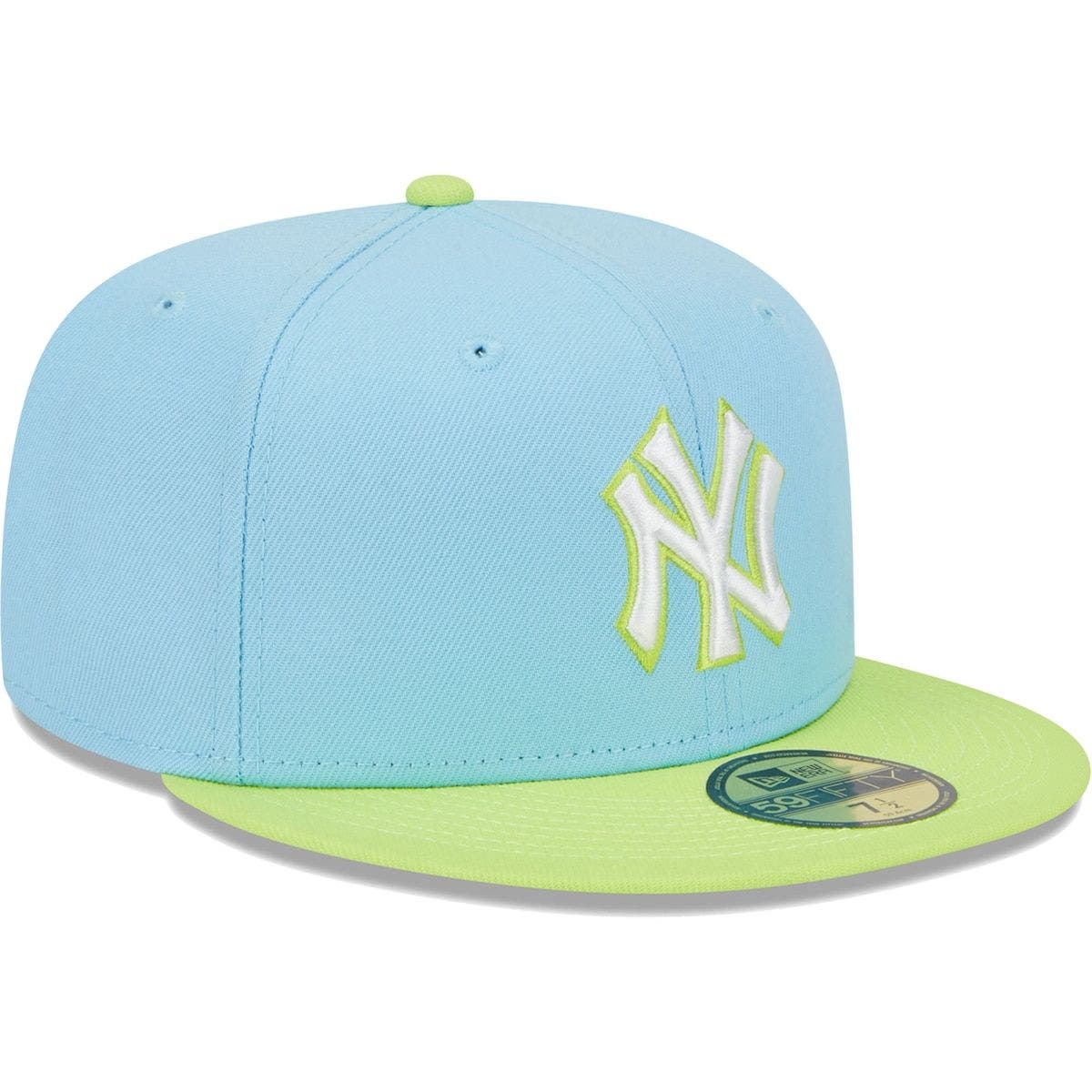 New Era Men's New Era Light Blue/Neon Green New York Yankees Spring ...