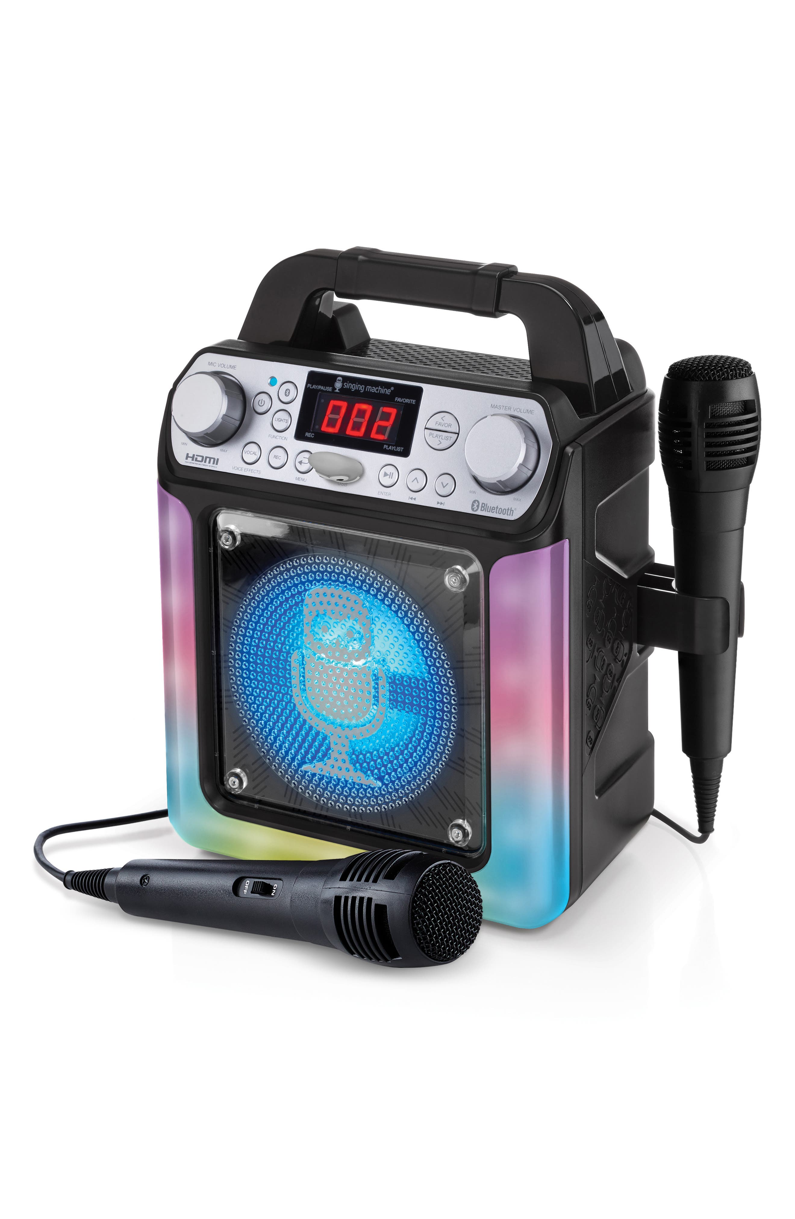 Singing Machine Groove Mini Karaoke Player with Two Microphones | Nordstrom