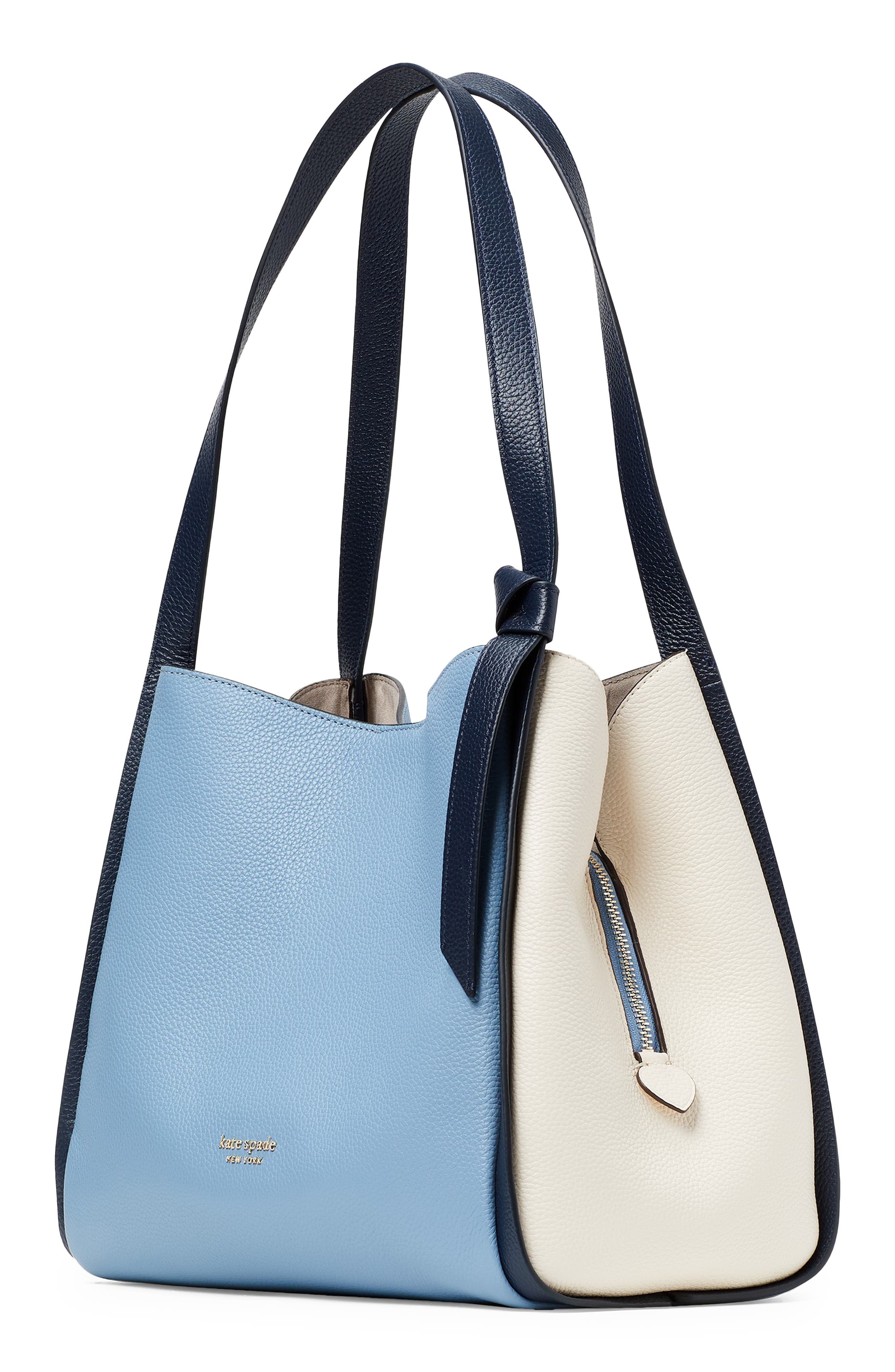kate spade new york knott colorblocked pebble leather tote | Nordstrom