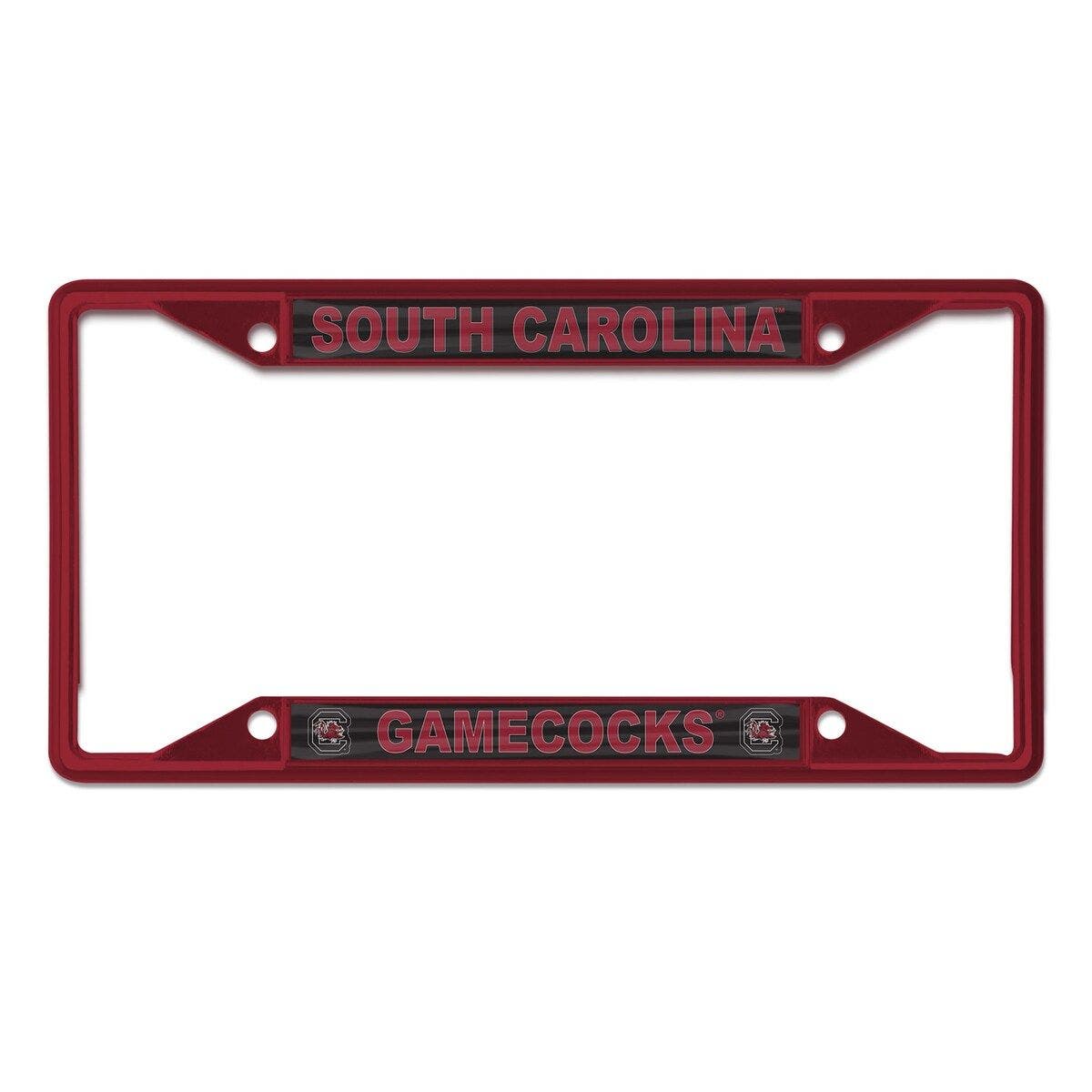 WINCRAFT South Carolina Gamecocks Chrome Colored License Plate Frame ...