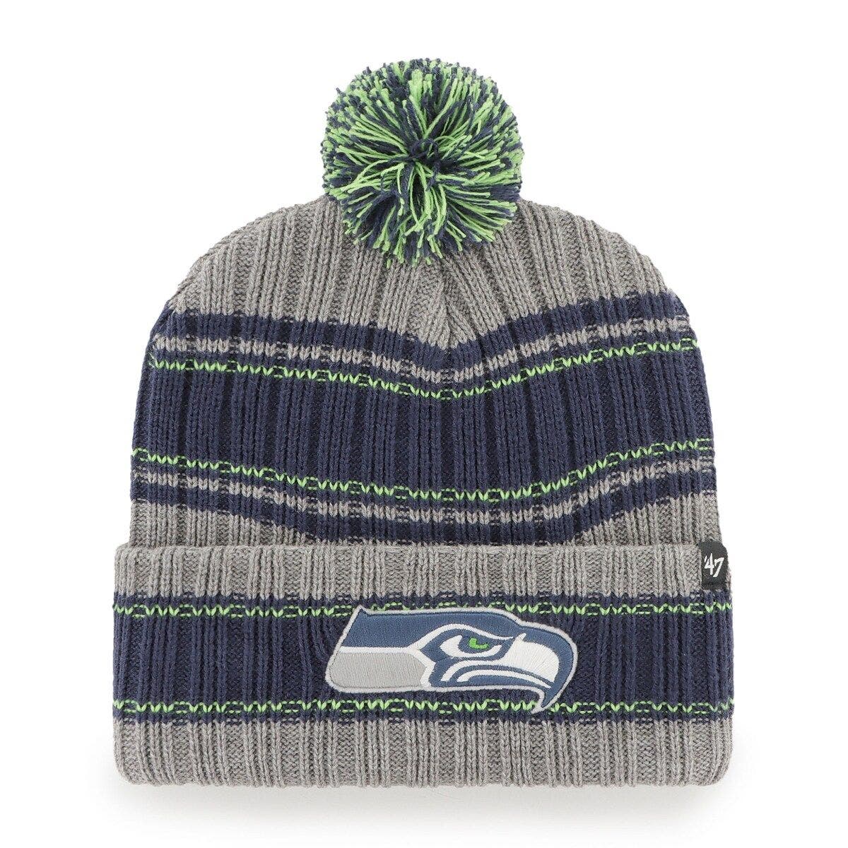 '47 Men's '47 Graphite Seattle Seahawks Rexford Cuffed Knit Hat with ...