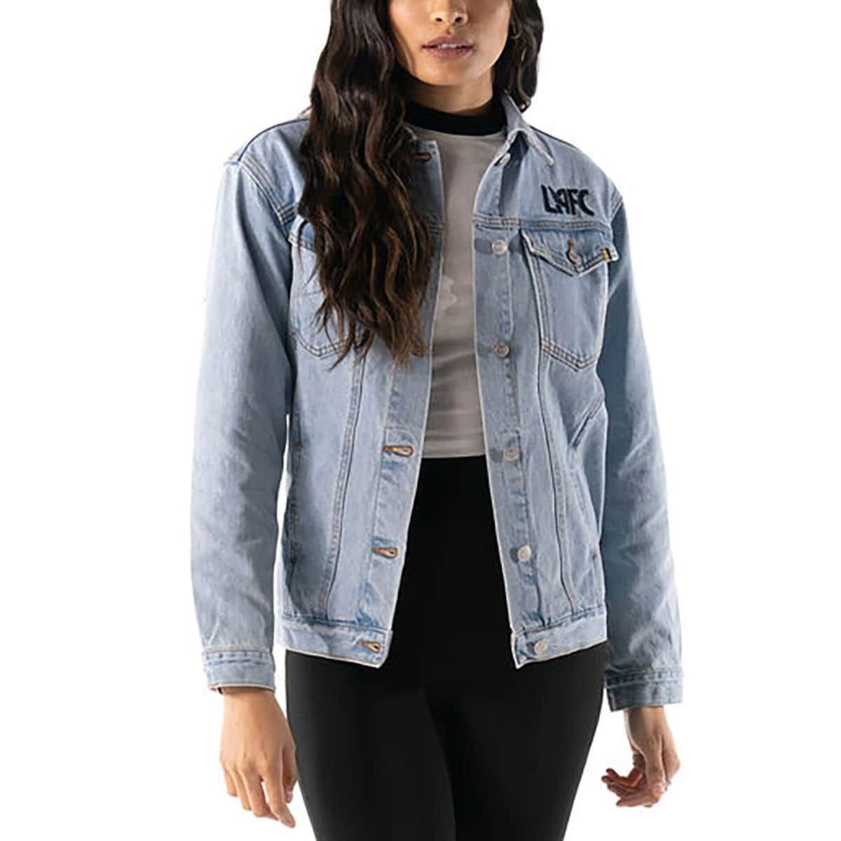 THE WILD COLLECTIVE Women's The Wild Collective Blue LAFC Print Denim ...