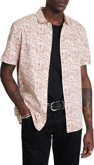 John Varvatos Sean Short Sleeve Button-Up Shirt | Nordstrom