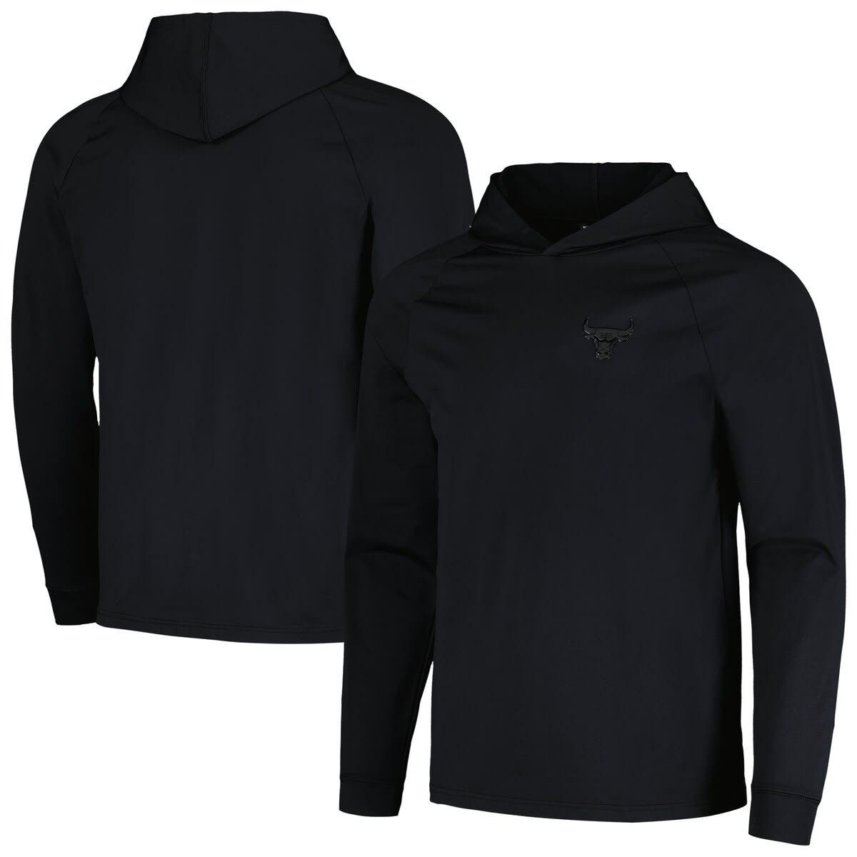 LEVELWEAR Men's Levelwear Black Chicago Bulls Dimension Pullover Hoodie ...