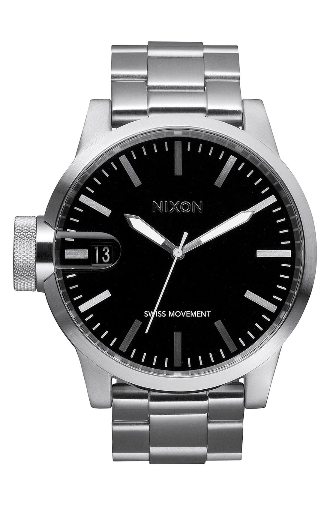 Nixon 'The Chronicle' Stainless Steel Watch, 48mm | Nordstrom