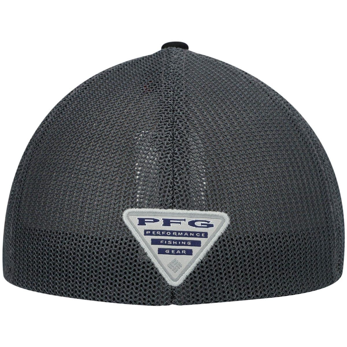 Columbia Men's Columbia Black/Gray Georgia Bulldogs PFG Flex Hat ...