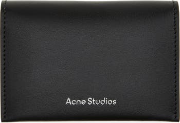 Acne Studios Leather Bifold Card Holder | Nordstrom