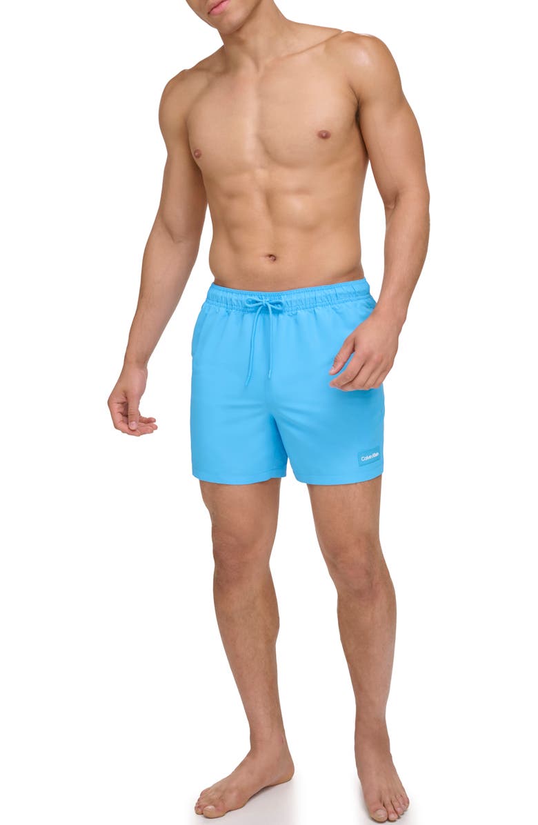 Calvin Klein Modern Euro Upf 40 Swim Trunks Nordstromrack