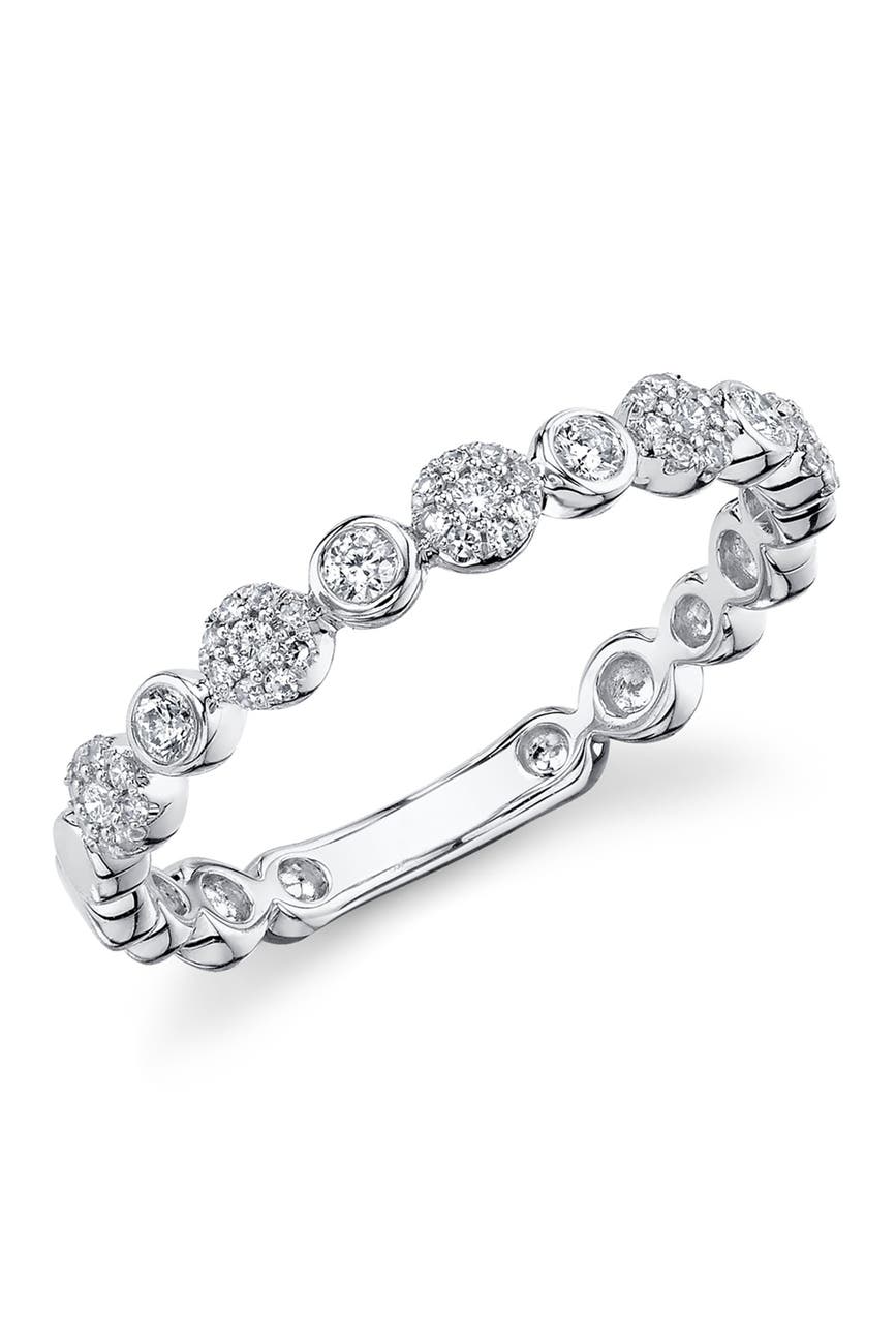 Ron Hami | 14K White Gold Diamond Band Ring - 0.22 ctw - Size 7 ...
