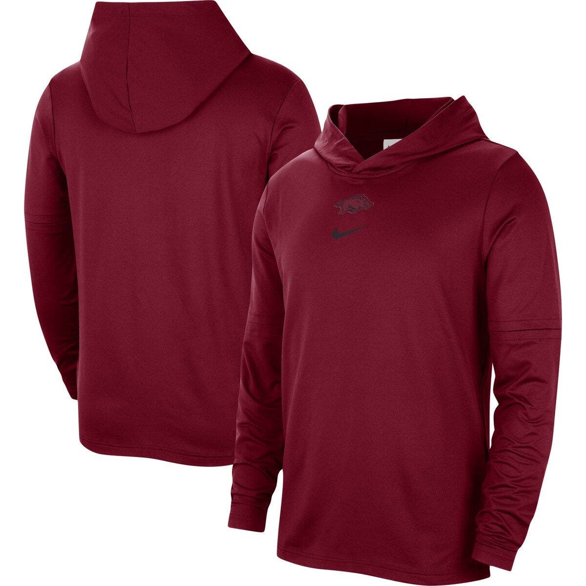 Nike Men's Nike Cardinal Arkansas Razorbacks Player Hoodie Long Sleeve ...