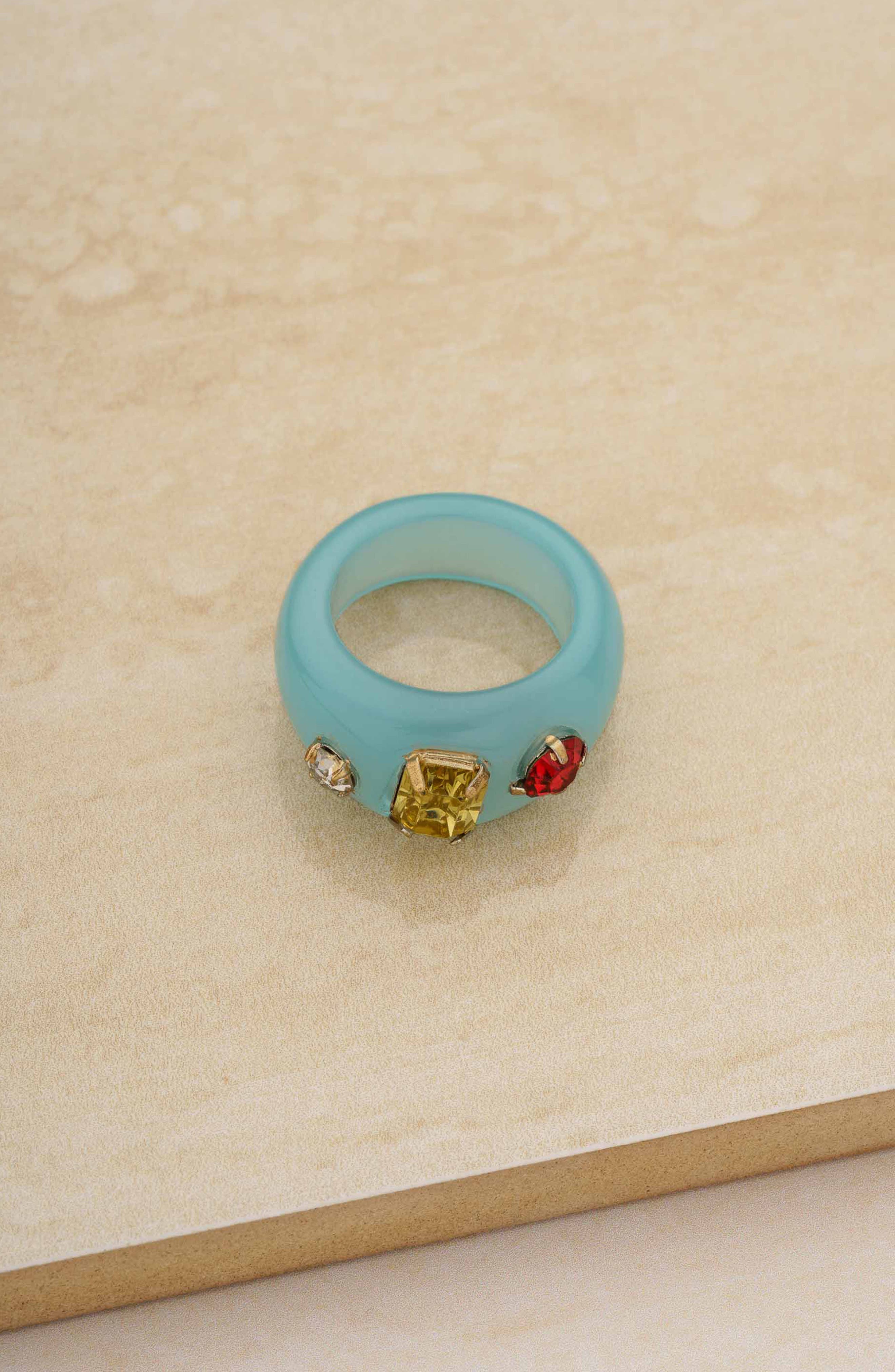 Ettika Blue Resin Ring | Nordstromrack