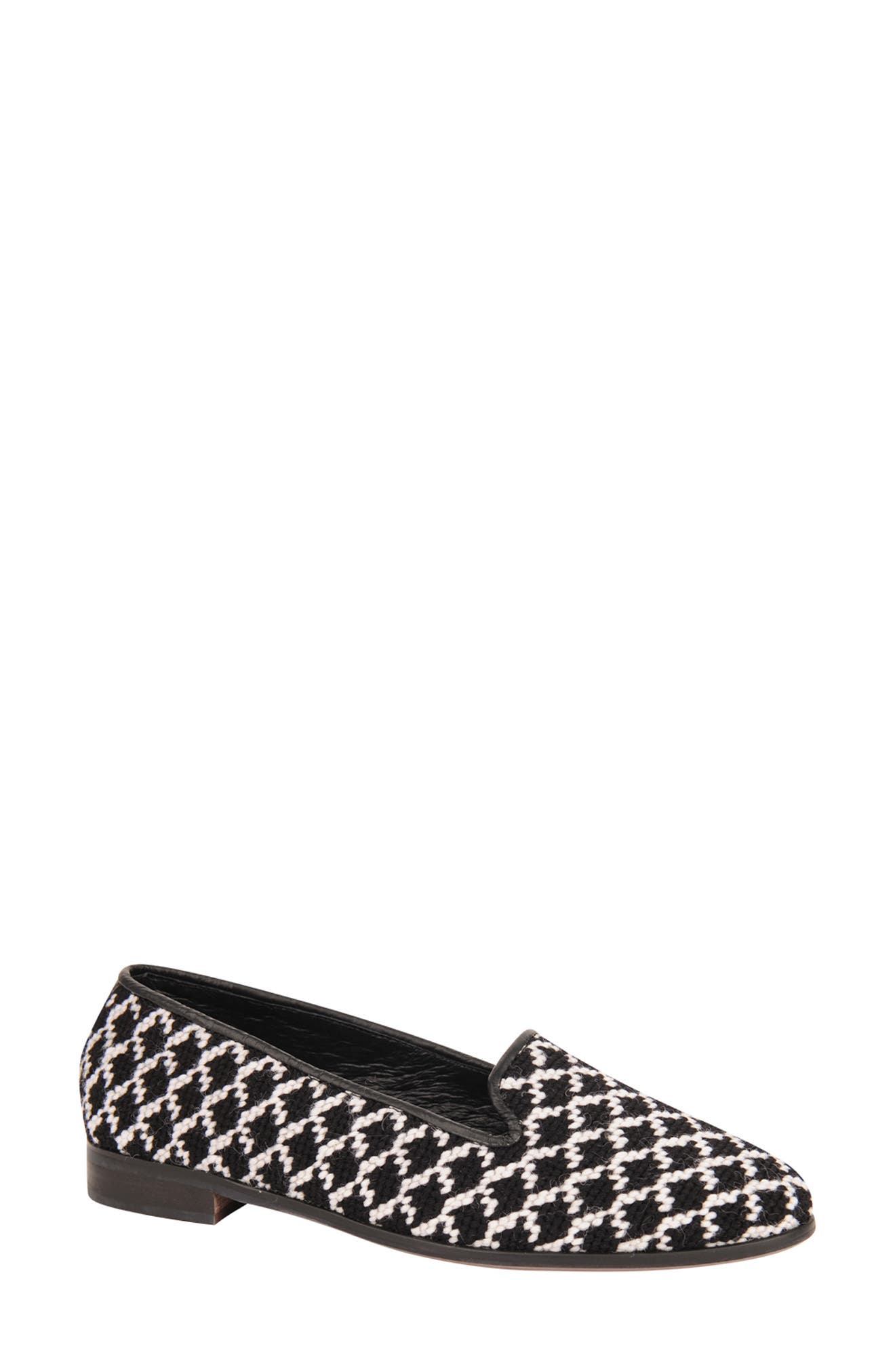 ByPaige Needlepoint Check Flat | Nordstrom