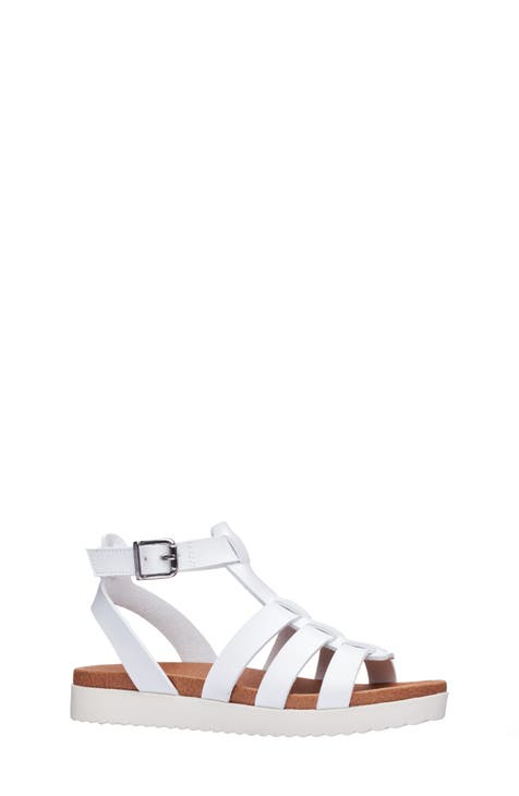 Girls' White Sandals & Flip-Flops