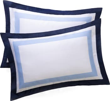 Brooks Brothers Double Border Turkish Cotton Sham Set | Nordstromrack
