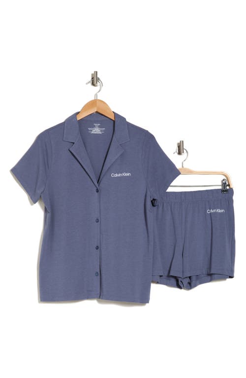 Calvin Klein Short Pajamas In Scorched Denim | ModeSens