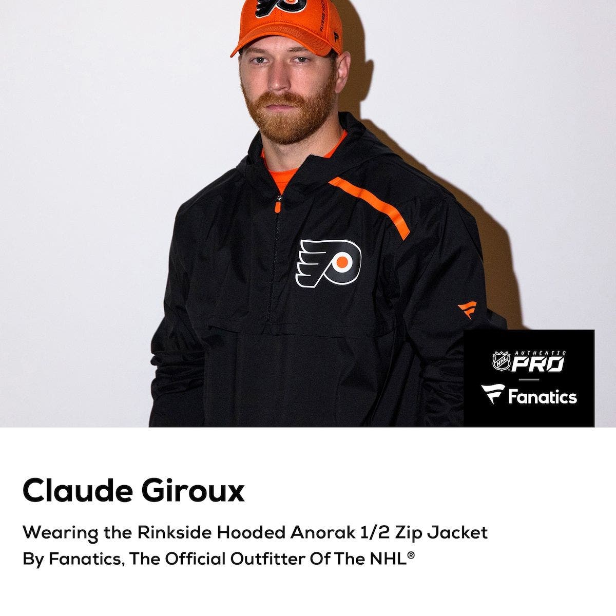 FANATICS Men's Fanatics Branded Black Philadelphia Flyers Authentic Pro ...