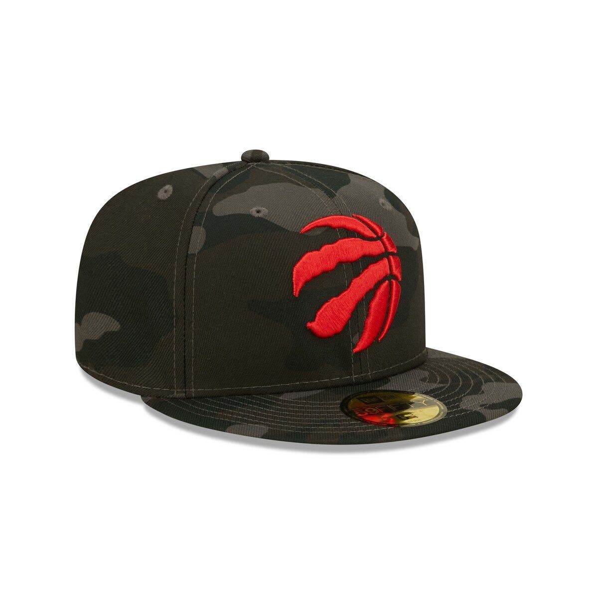 New Era Men's New Era Black Toronto Raptors Camo 59FIFTY Fitted Hat ...