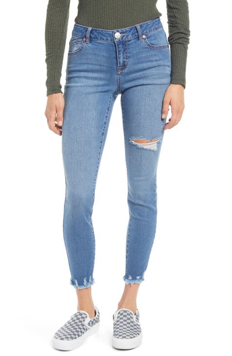 Women's Blue Ripped & Distressed Jeans | Nordstrom