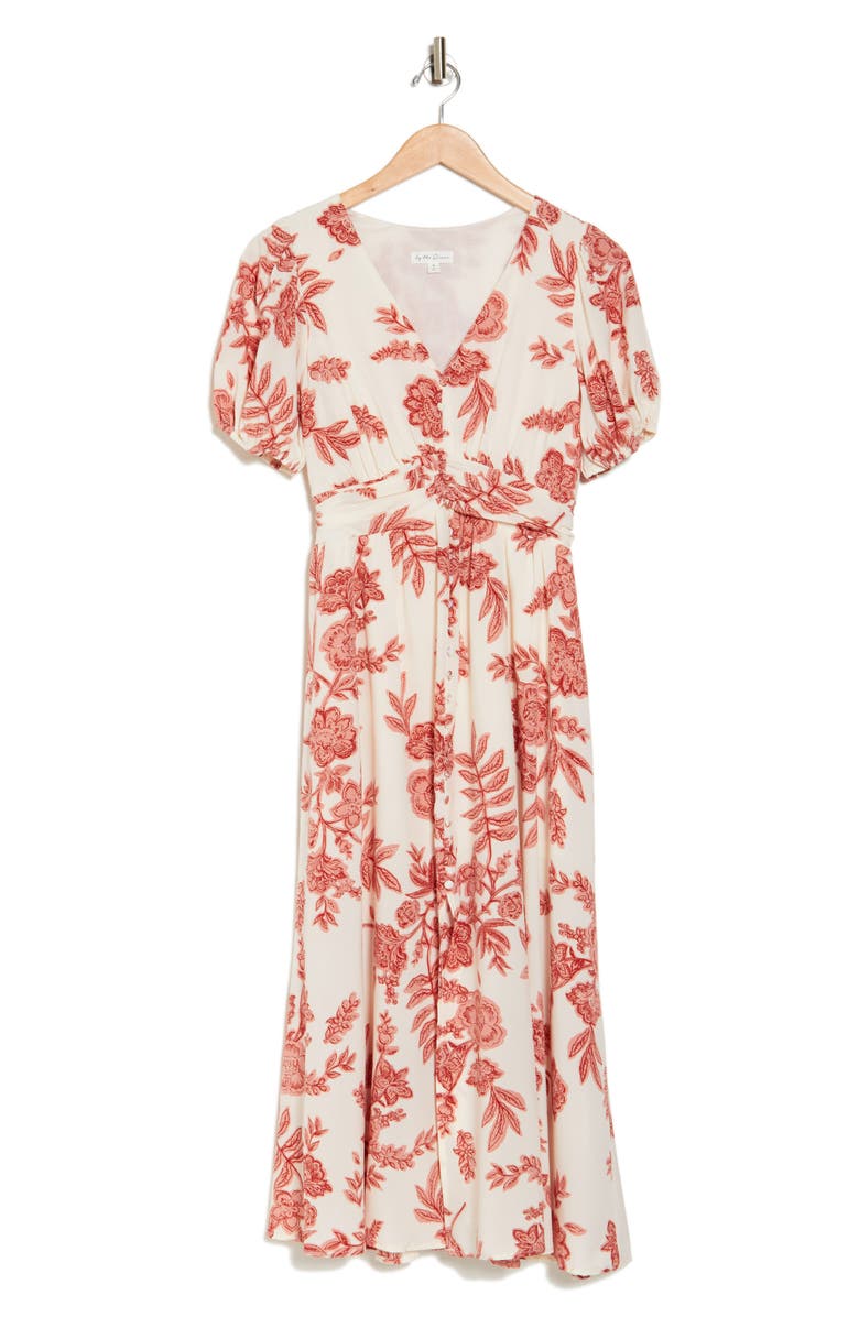 Blu Pepper Floral V-Neck Maxi Dress | Nordstromrack