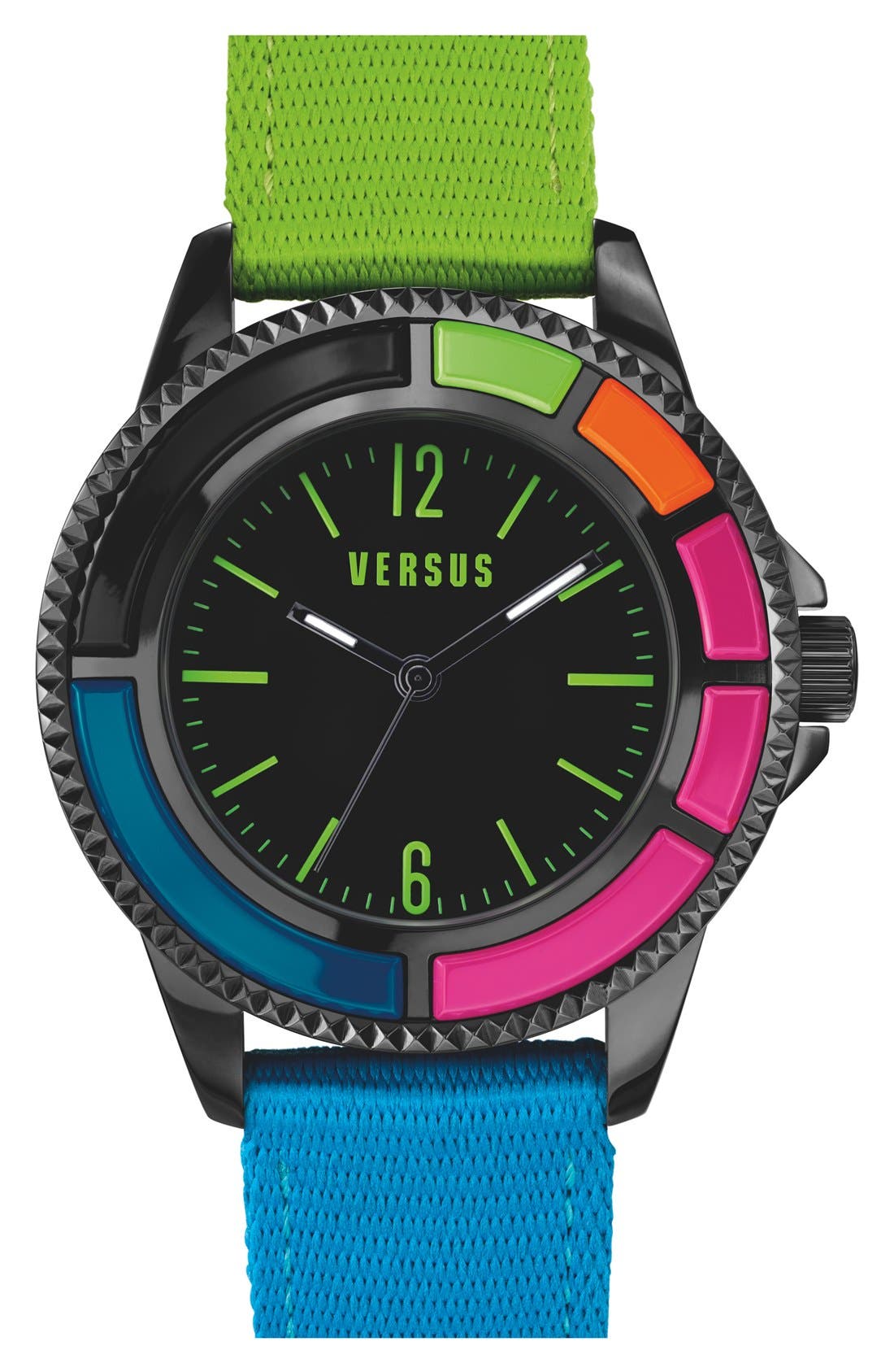 VERSUS by Versace 'Tokyo' Canvas Strap Watch, 42mm | Nordstrom