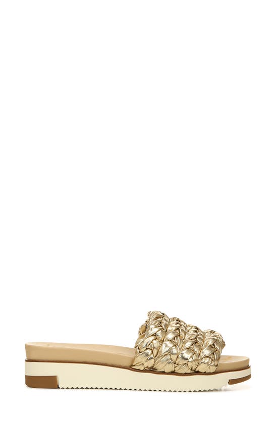 Sam Edelman Women's Ainslie Platform Slide Sandals In Gold | ModeSens