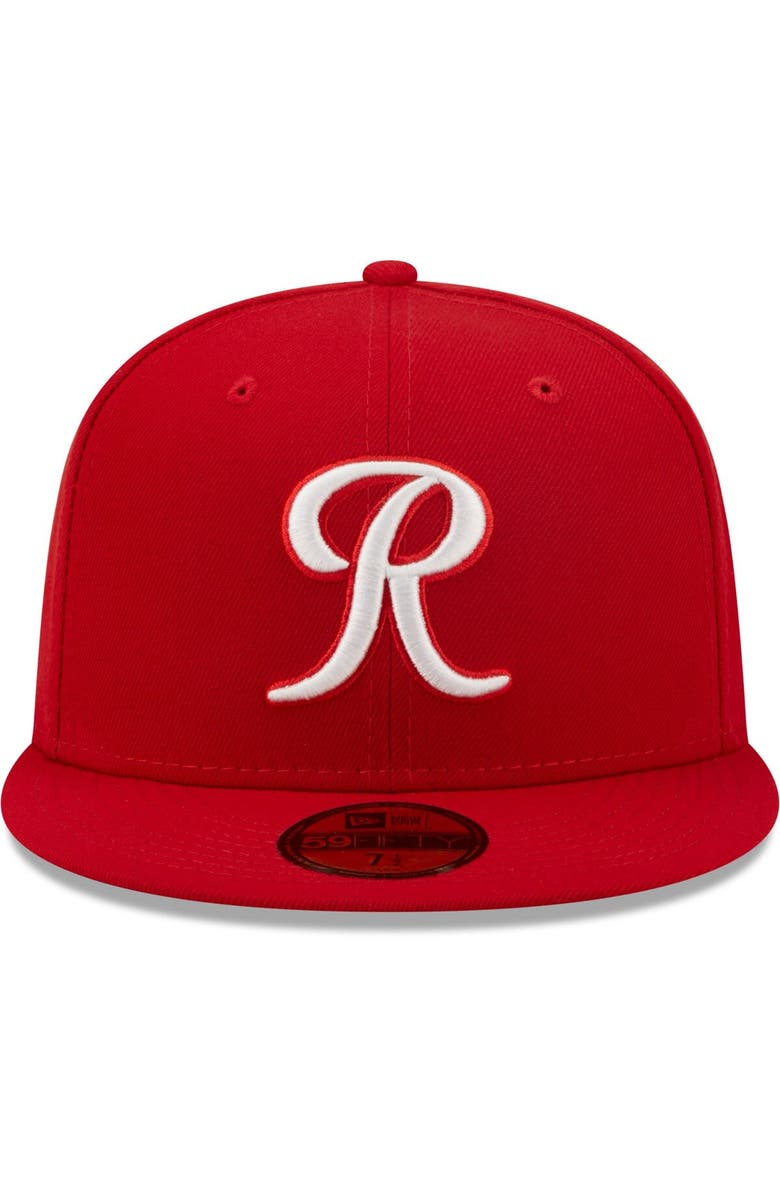 New Era Men's New Era Red Tacoma Rainiers Authentic Collection 59FIFTY ...