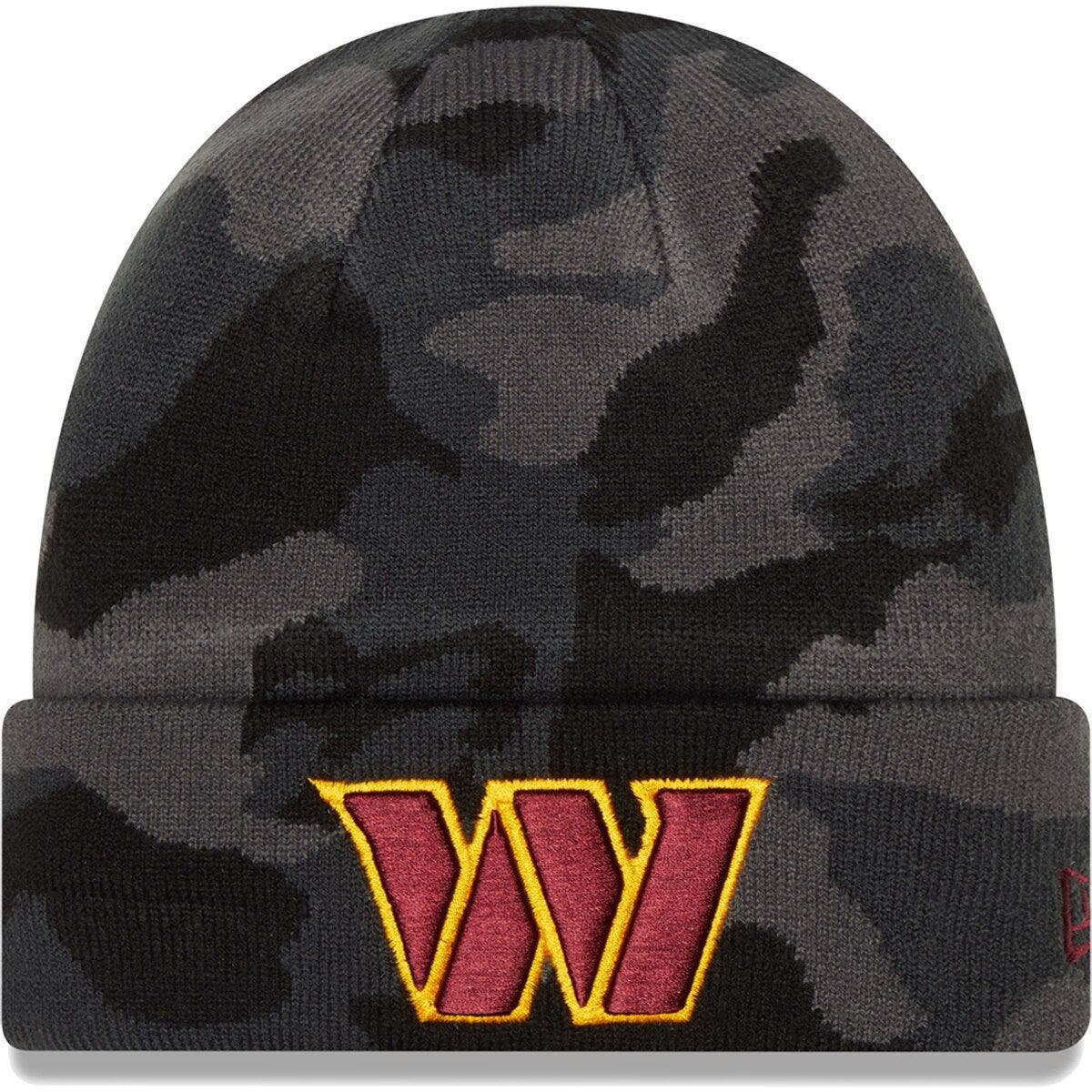 New Era Men's New Era Washington Commanders Camo Cuffed Knit Hat ...