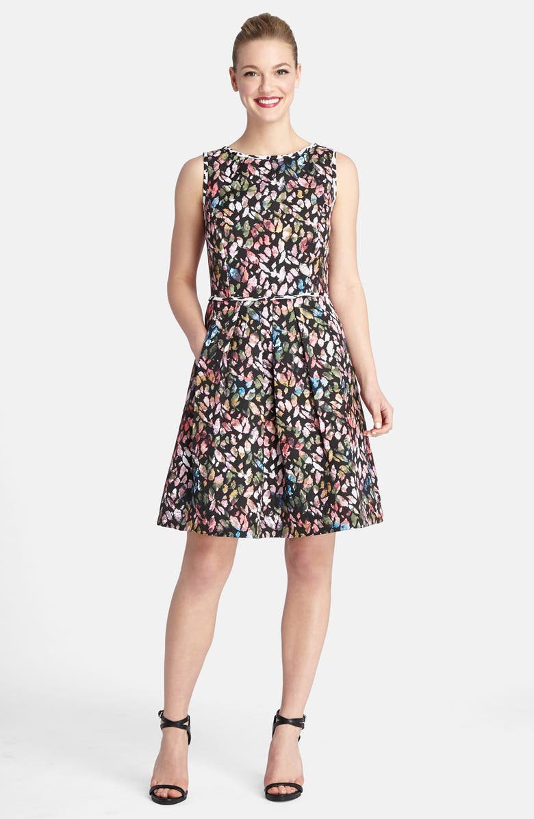 Tahari Floral Print Sleeveless Fit & Flare Dress (Regular & Petite ... Tahari Floral Print Sleeveless Fit & Flare Dress (Regular & Petite ...