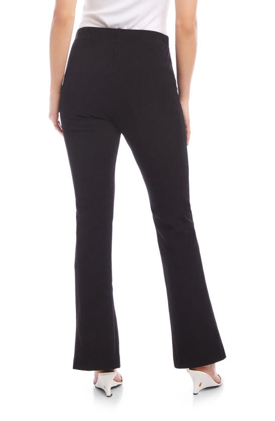Fifteen Twenty High Waist Front Slit Pants In Black | ModeSens