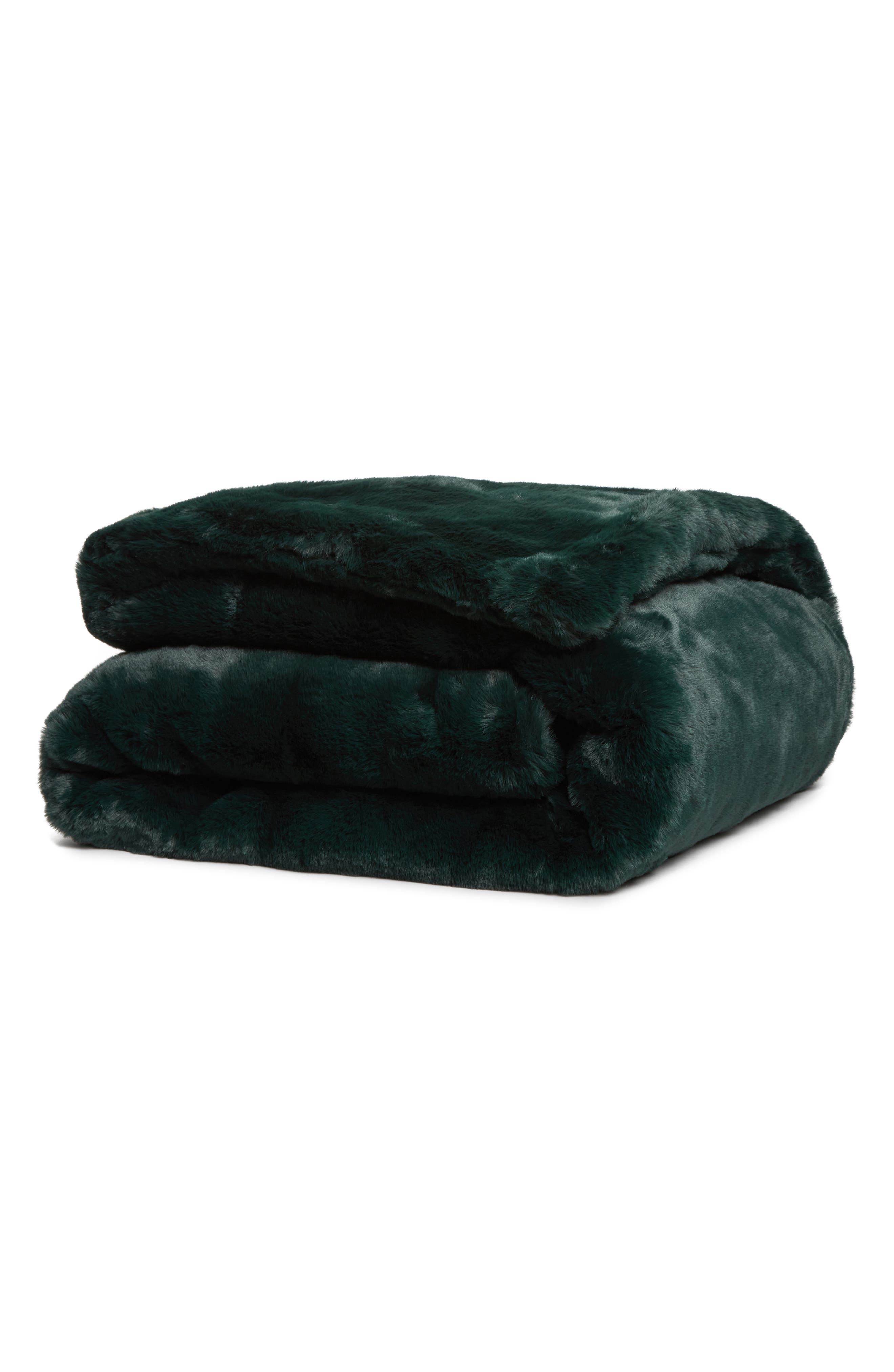 Apparis Shiloh Weighted Faux Fur Throw Blanket | Nordstrom