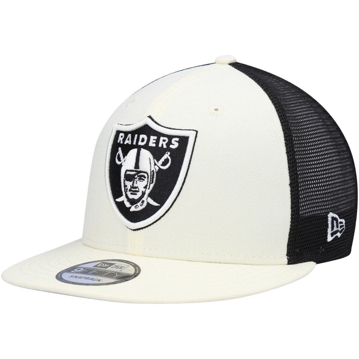 New Era Men's New Era Cream/Black Las Vegas Raiders Chrome Collection ...
