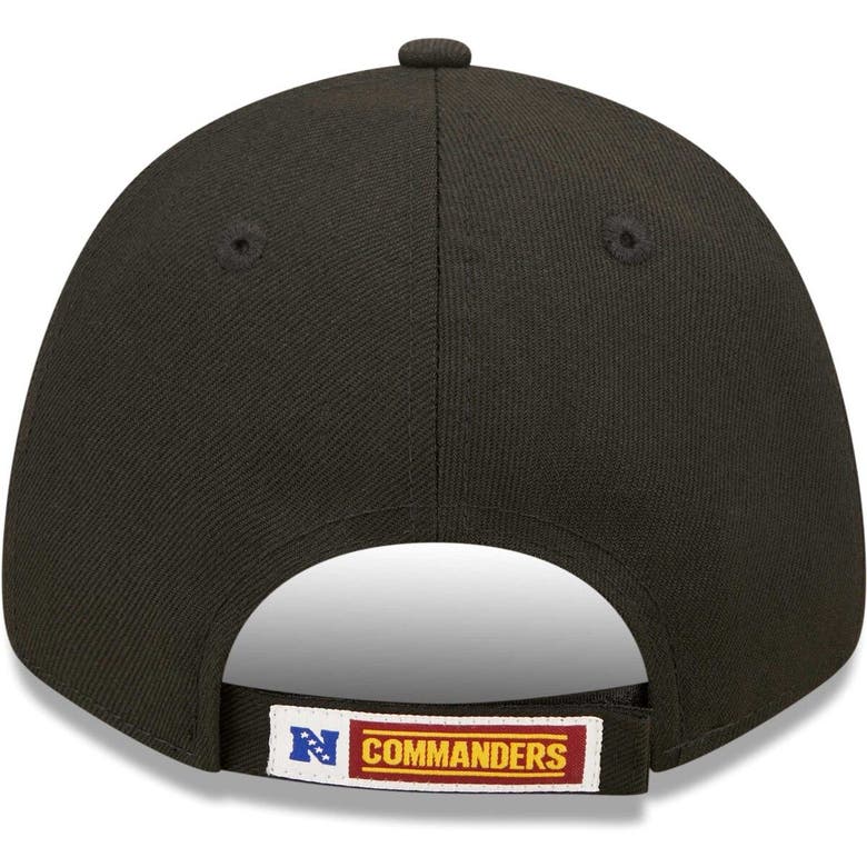 New Era Black Washington Commanders The League 9forty Adjustable Hat ...