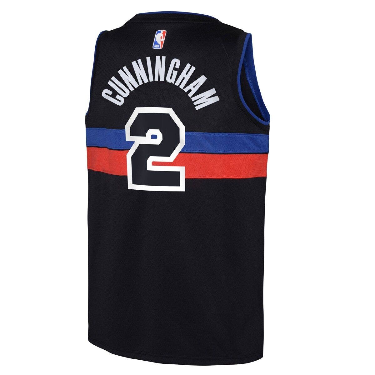 Jordan Brand Youth Jordan Brand Cade Cunningham Black Detroit Pistons ...