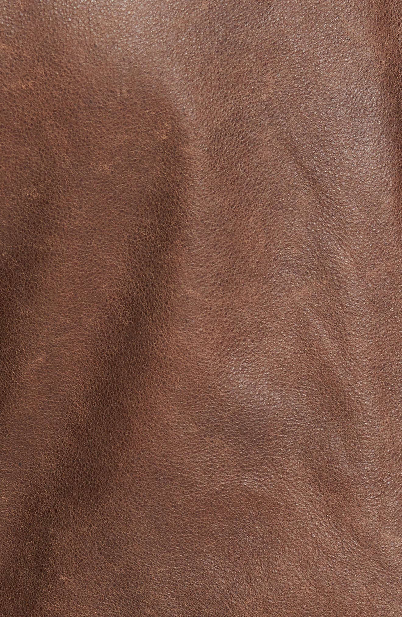 Schott NYC Café Racer Hand Vintaged Cowhide Leather Jacket | Nordstrom