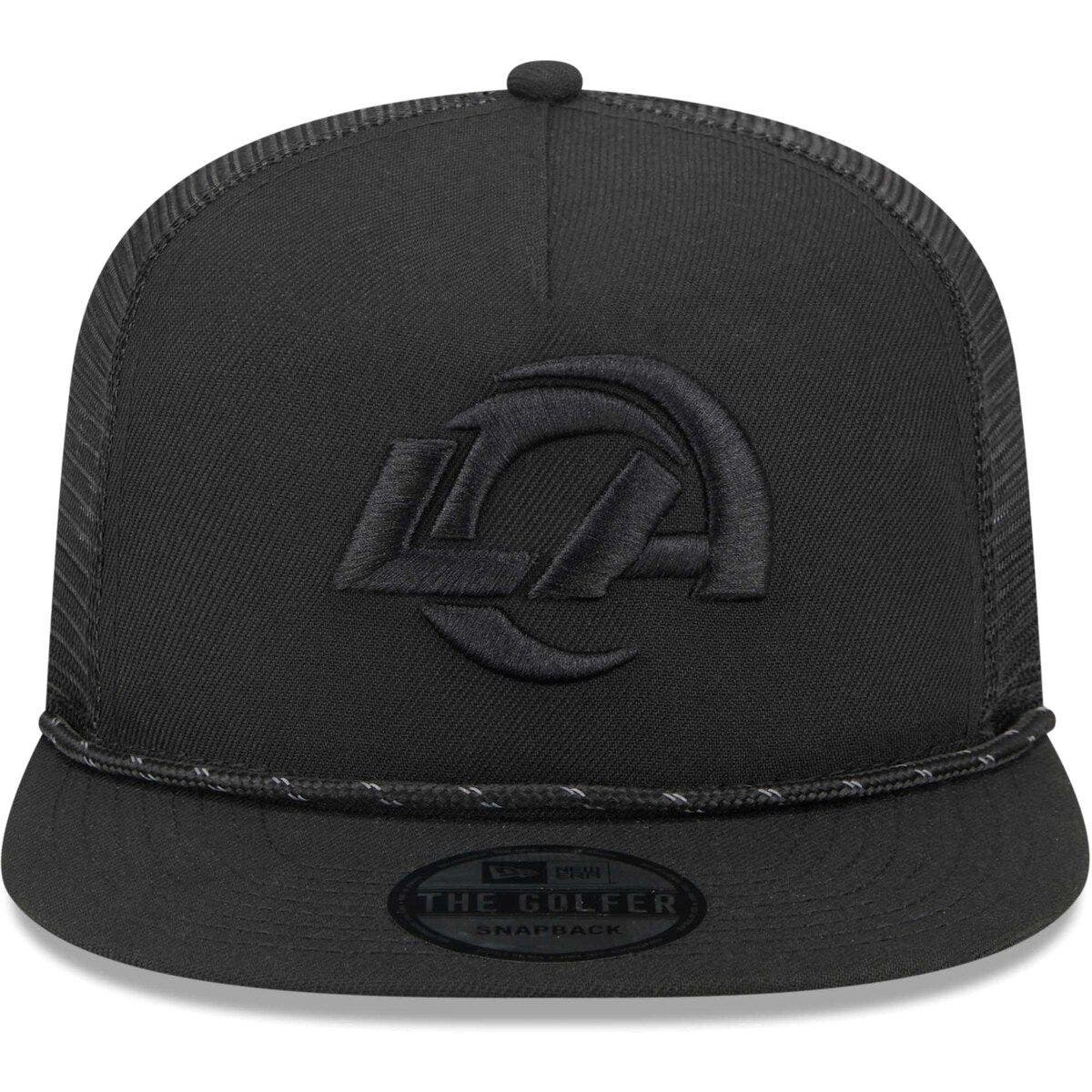 New Era Men's New Era Black Los Angeles Rams Illumination Golfer ...