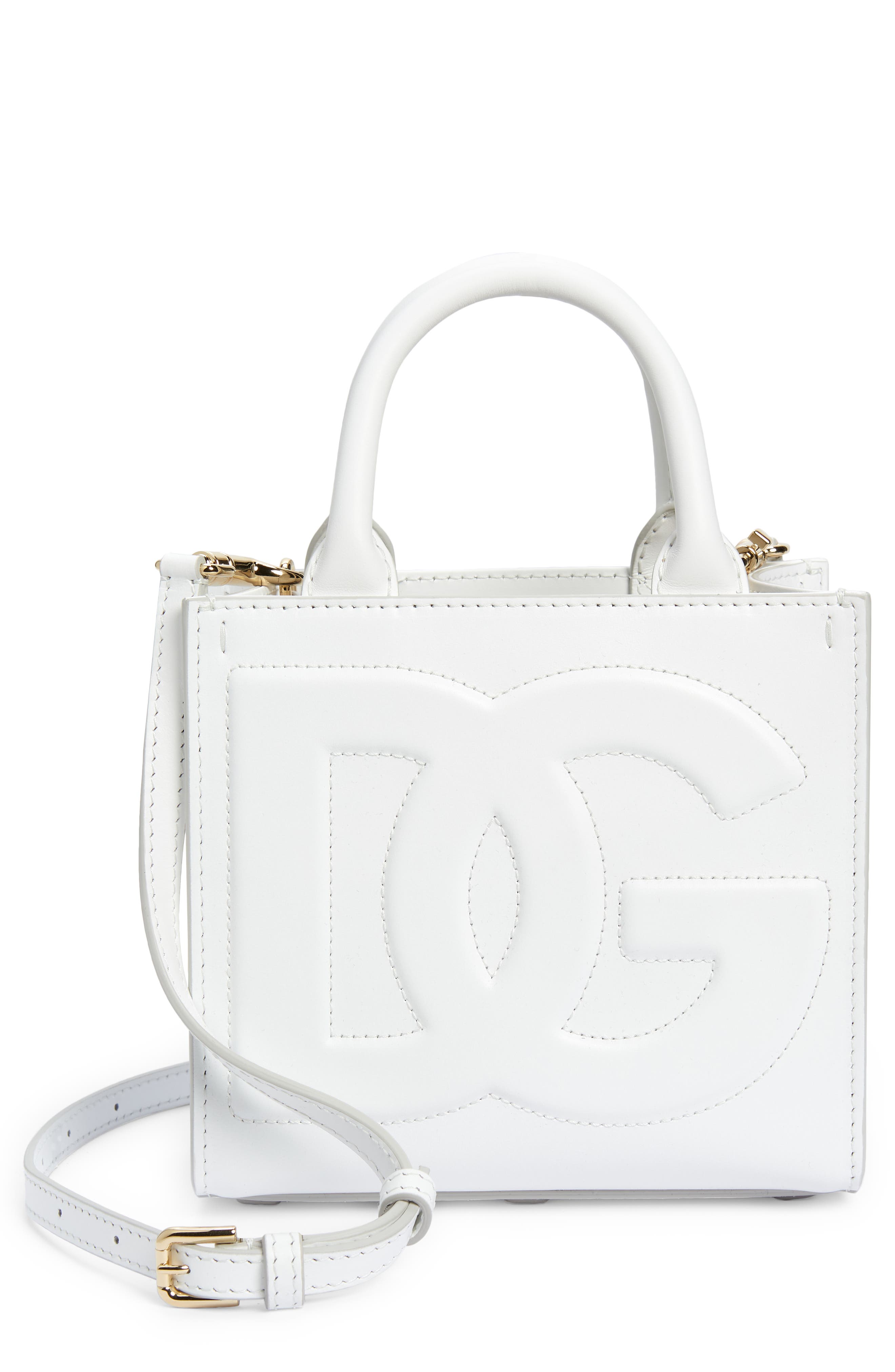 Dolce&Gabbana Mini DG Logo Daily Leather Tote | Nordstrom