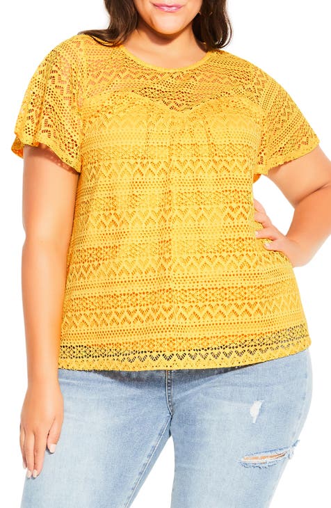 Yellow Plus-Size Tops for Women | Nordstrom