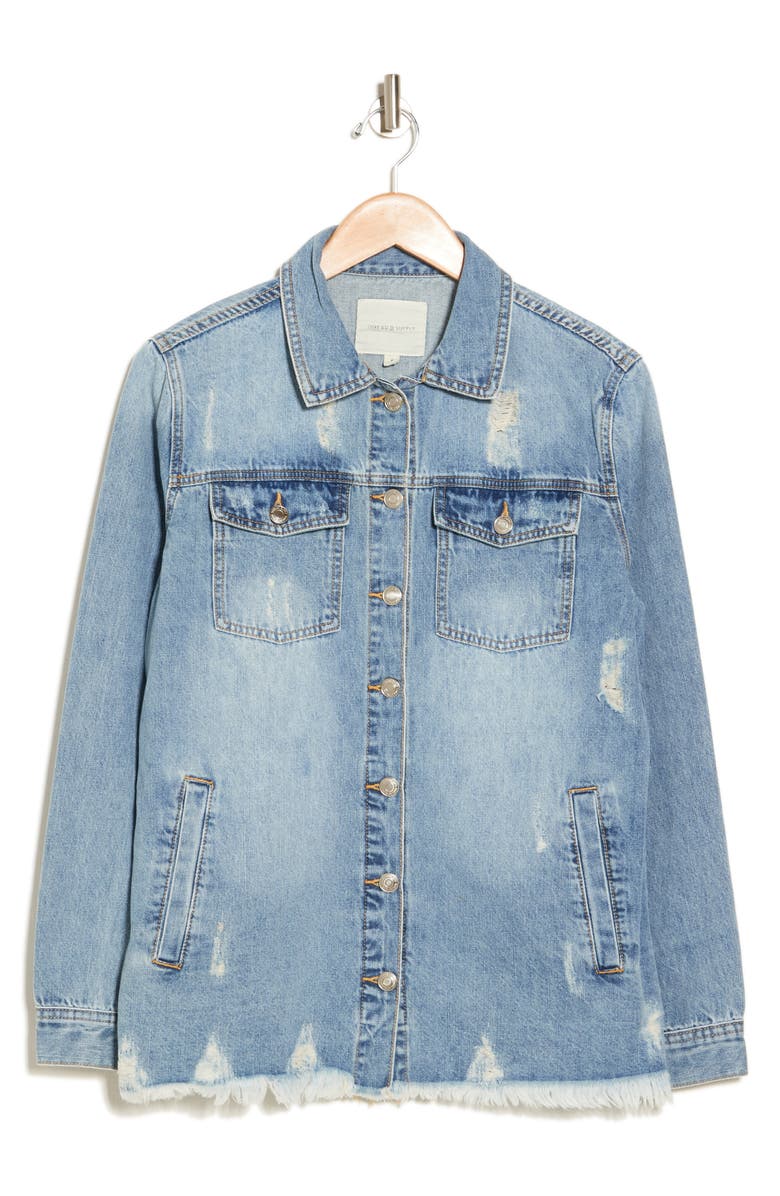 Thread & Supply Villa Frayed Denim Jacket | Nordstromrack