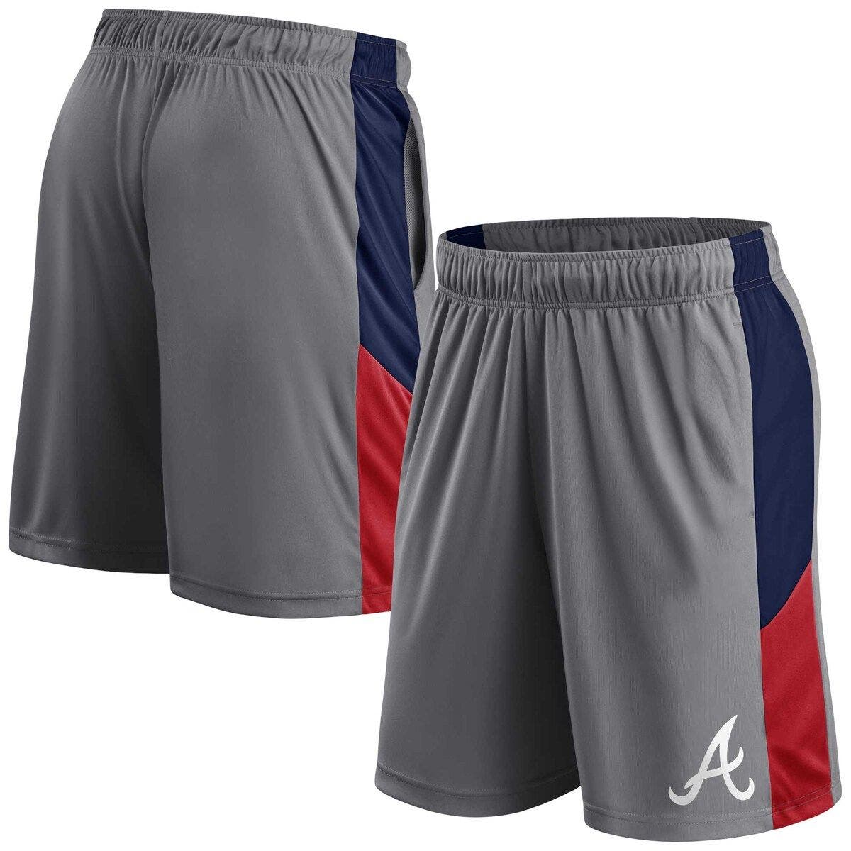 PROFILE Men's Profile Gray/Navy Atlanta Braves Team Shorts | Nordstrom